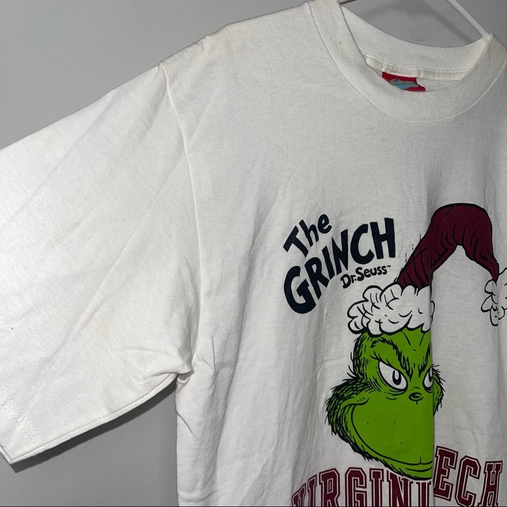Vintage Dr. Seuss’s The Grinch Virginia Tech T-Shirt - Gem